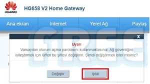 HUAWEİ HG658 V2 MODEM KURULUMU TURKCELL - FREE TEKNOLOJİ