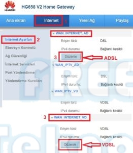 HUAWEİ HG658 V2 MODEM KURULUMU TURKCELL - FREE TEKNOLOJİ