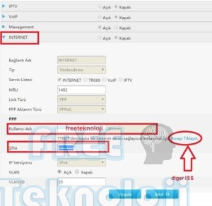 ZTE ZXHN H298A MODEM KURULUMU - FREE TEKNOLOJİ
