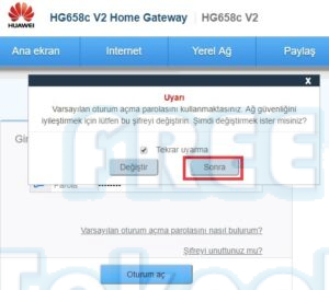 HUAWEİ HG658C V2 KABLOSUZ MODEM AYARLARI - FREE TEKNOLOJİ