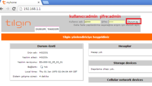 TILGIN HG2331 GPON MODEM KURULUMU - FREE TEKNOLOJİ
