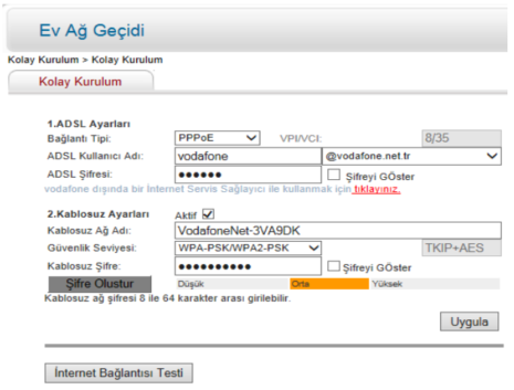 HUAWEİ HG532S VODAFONE MODEM KURULUMU - FREE TEKNOLOJİ