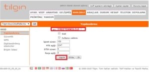 TILGIN HG1332 GPON MODEM KURULUMU - FREE TEKNOLOJİ