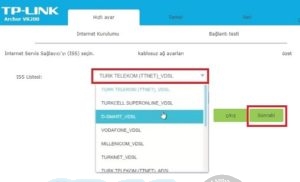 TP-LINK ARCHER VR200 MODEM KURULUMU - FREE TEKNOLOJİ