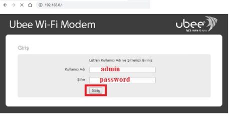 UBEE EVW32C TÜRKSAT KABLONET MODEM AYARLARI - FREE TEKNOLOJİ