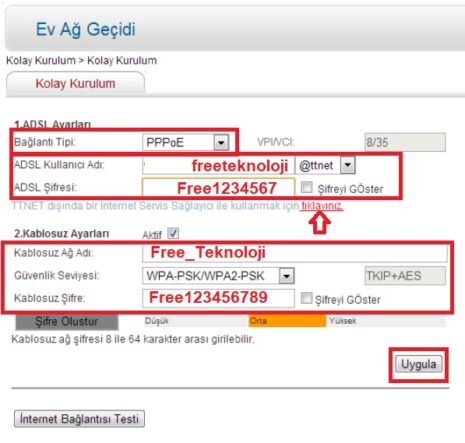 HUAWEİ HG532e MODEM AYARLARI - FREE TEKNOLOJİ