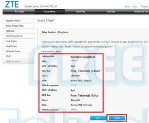 ZTE ZXHN H168A MODEM KURULUMU - FREE TEKNOLOJİ