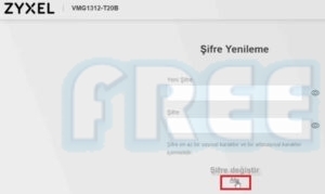 Zyxel VMG1312-T20B MODEM KURULUMU - FREE TEKNOLOJİ