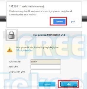 ZTE ZXHN H298A ACCESS POİNT AYARLARI - FREE TEKNOLOJİ