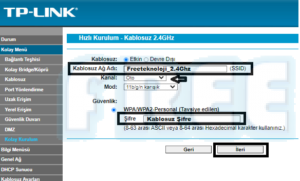 TP LİNK VX220-G2U AX1500 MODEM AYARLARI - FREE TEKNOLOJİ