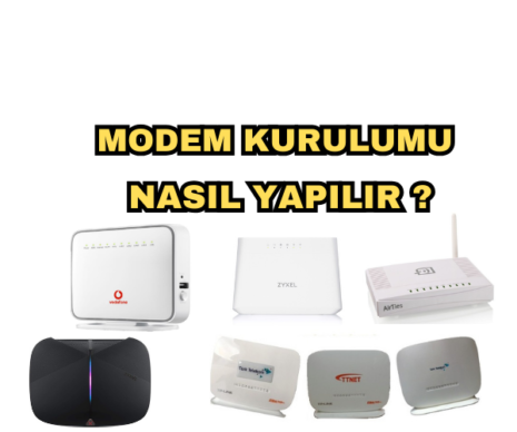 MODEM KURULUMU NASIL YAPILIR - FREE TEKNOLOJİ