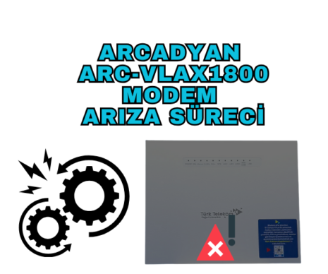 Arcadyan ARC-VLAX1800 Modem Arıza - FREE TEKNOLOJİ